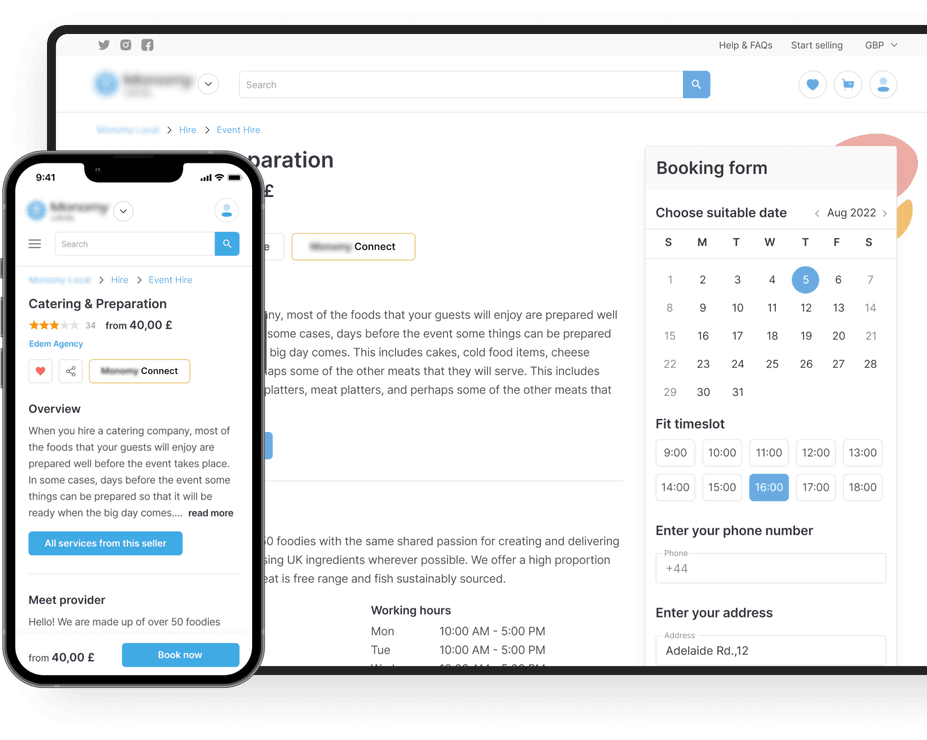 Multi-vendor marketplace platform Case Study | Codica
