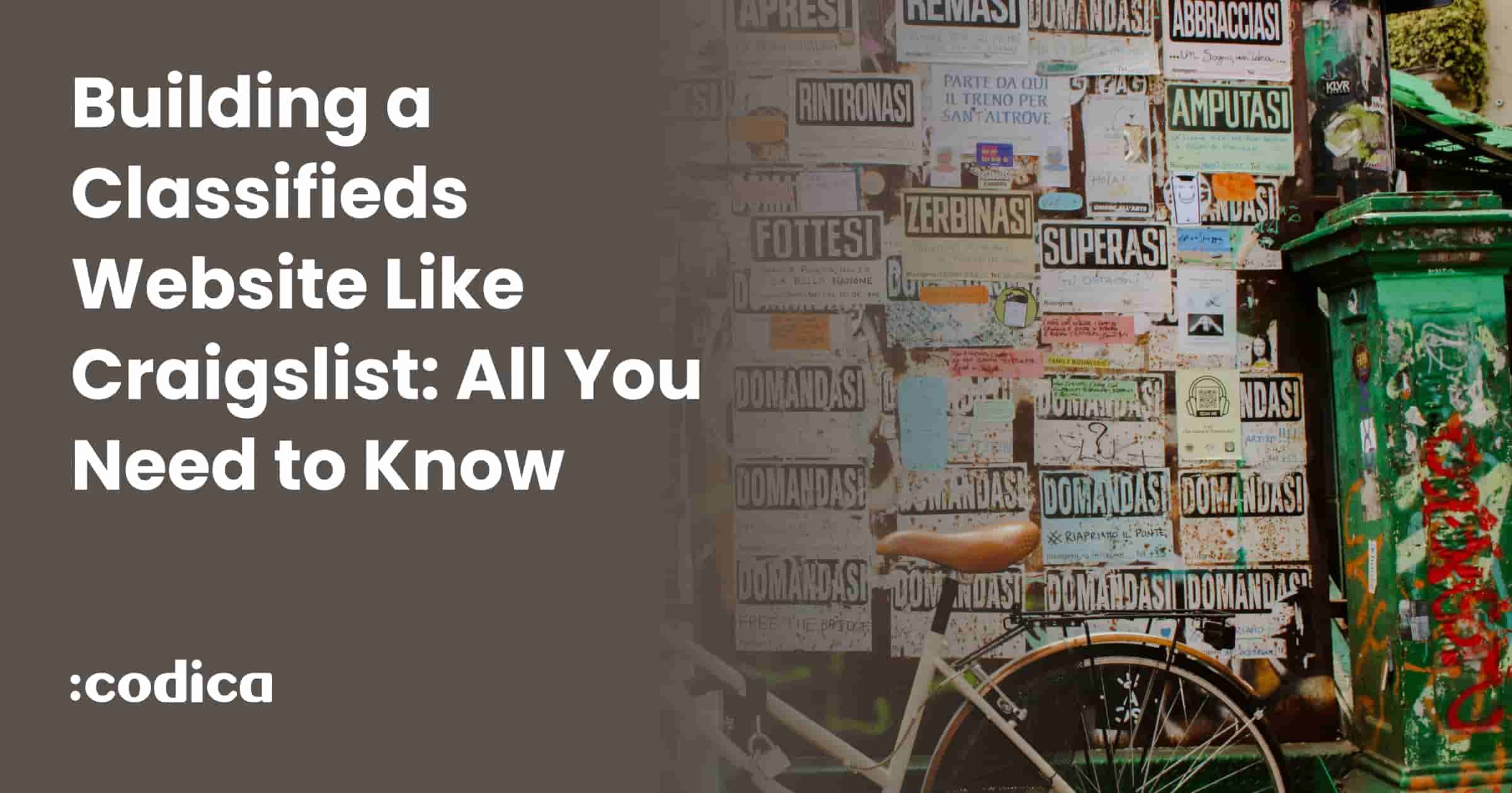 Building a Classifieds Website Like Craigslist | Codica