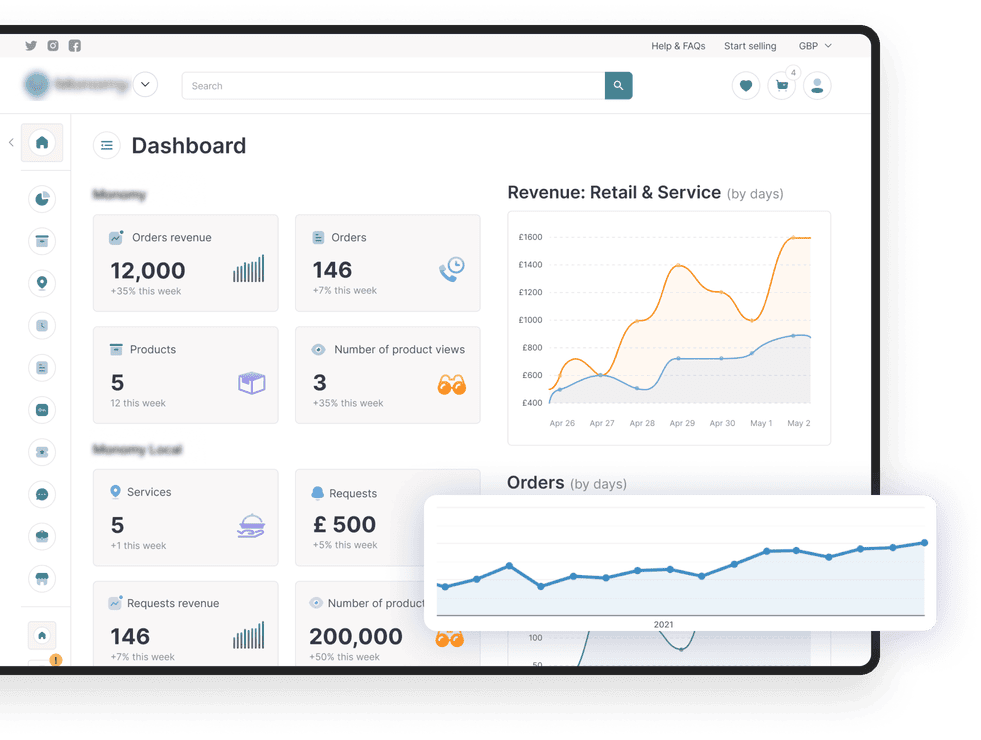 Multi-vendor marketplace platform Case Study | Codica