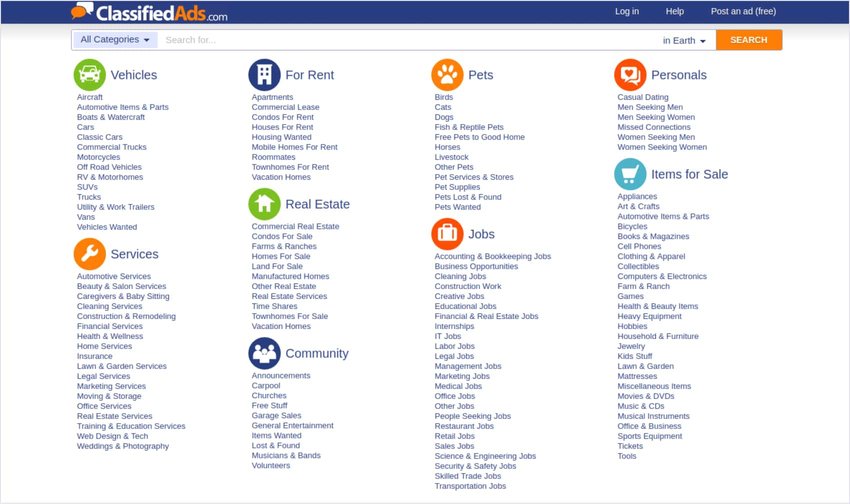Building a Classifieds Website Like Craigslist | Codica