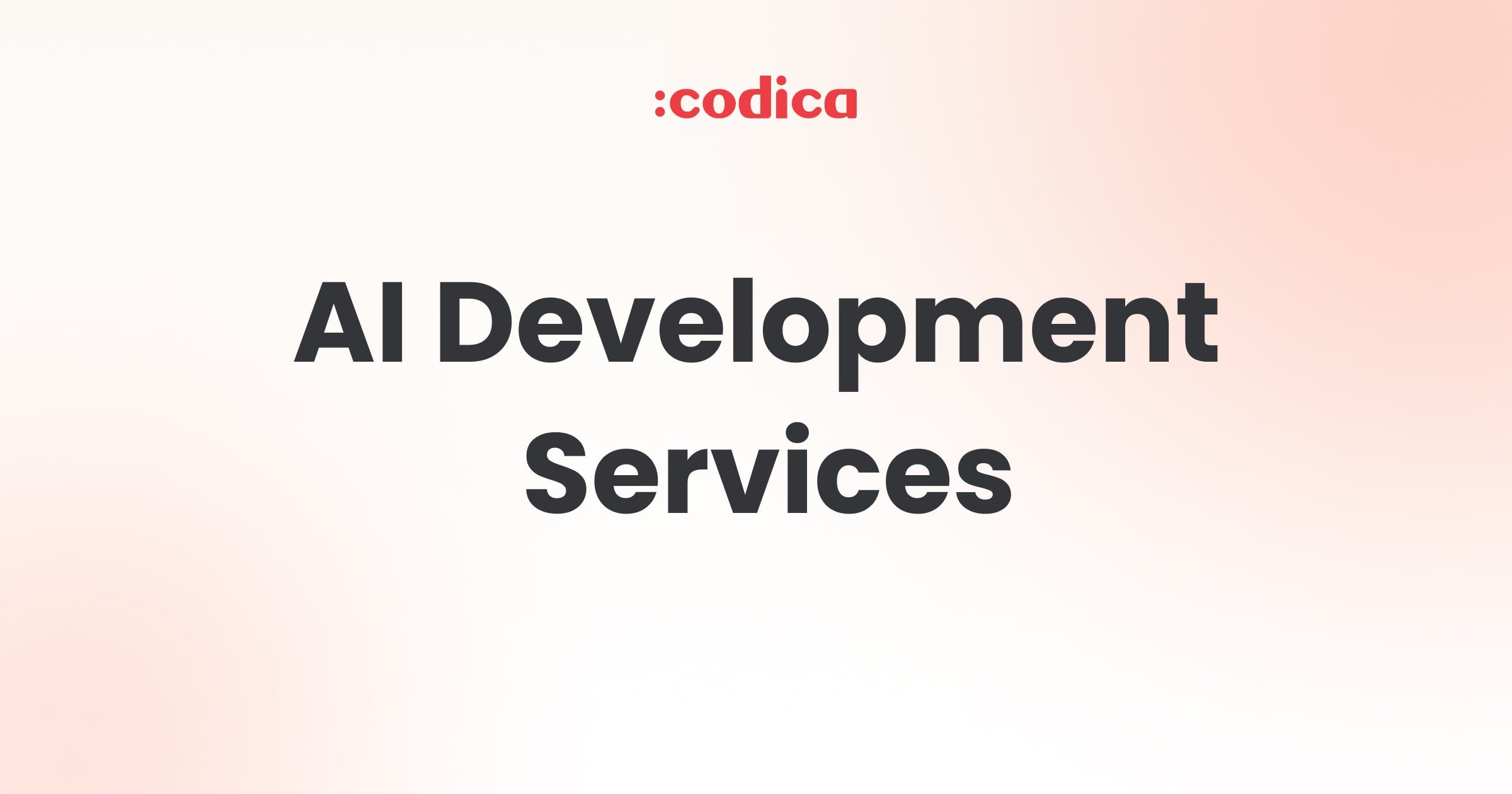 Artificial Intelligence Development Services | Codica