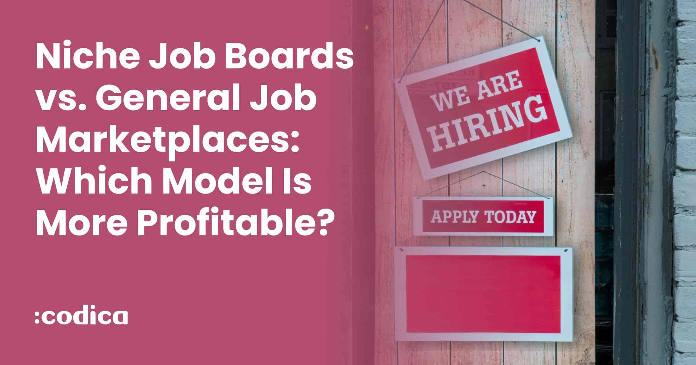 Niche Job Boards vs General Job Marketplaces | Codica